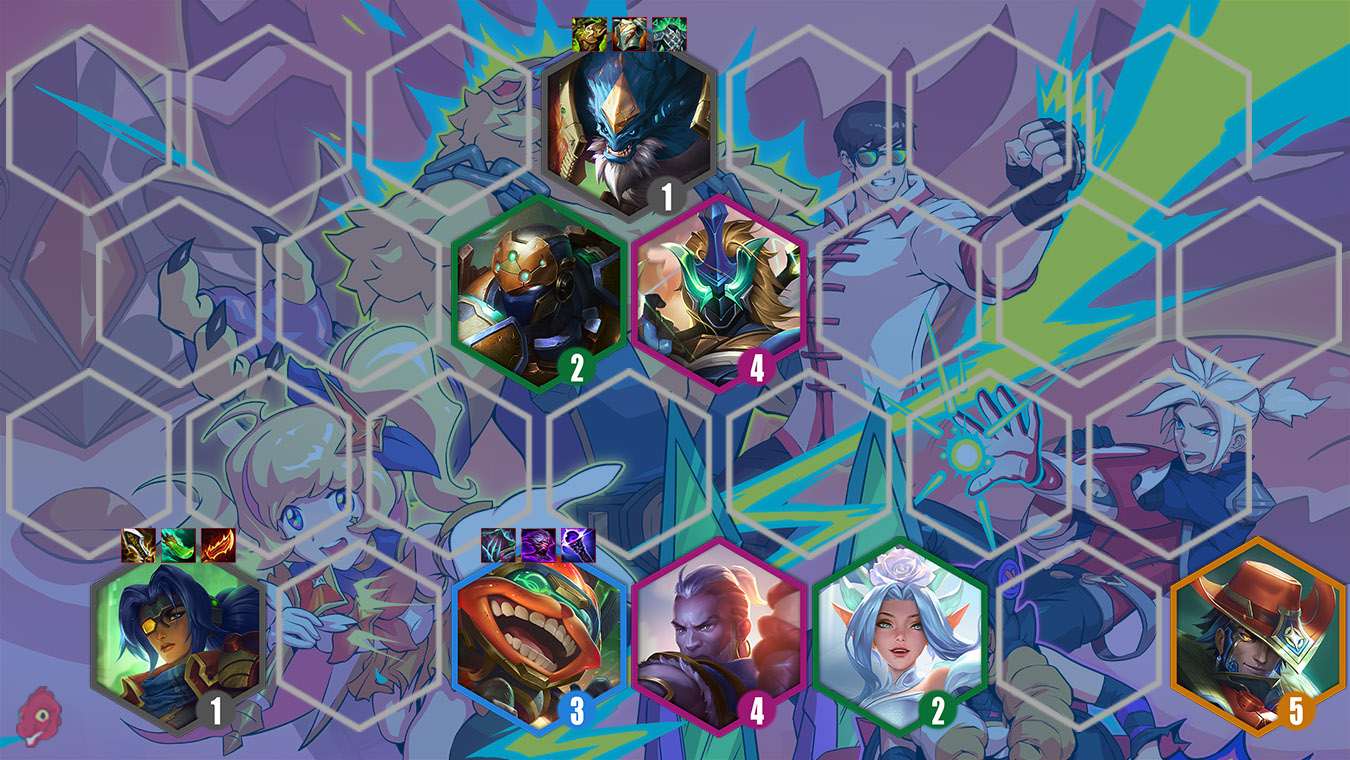 TFT Set 15 : Guide de la composition L'Équipage - Gamosaurus